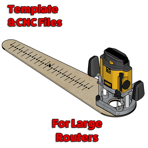 Large Router Trammel Template – MWA Woodworks Shop